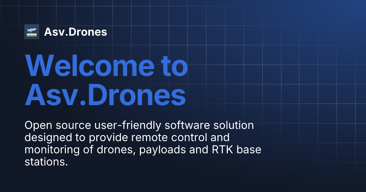 Welcome to Asv.Drones | Asv.Drones